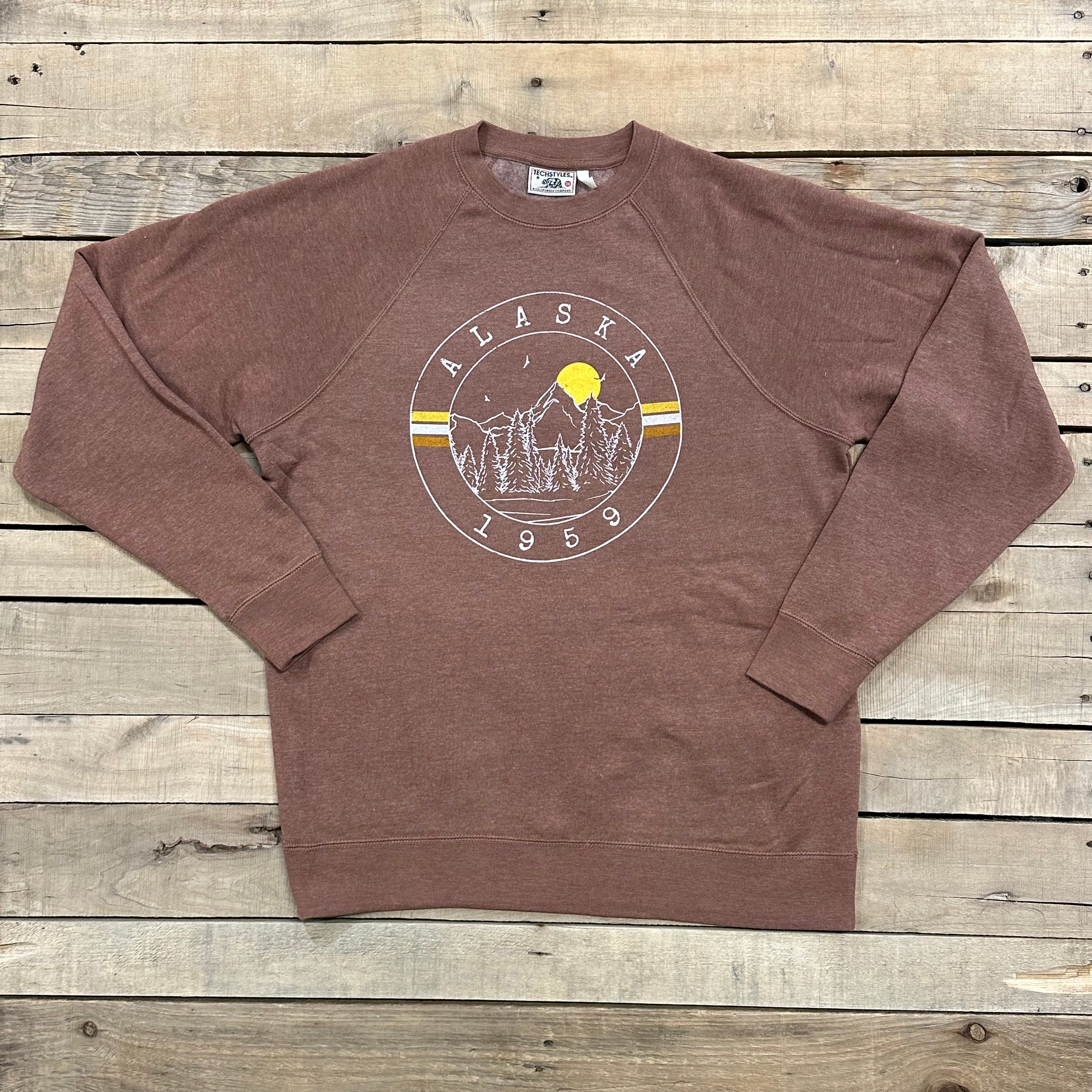 Alaska 1959 Circle Scenery Crewneck – Alaska Chicks Co