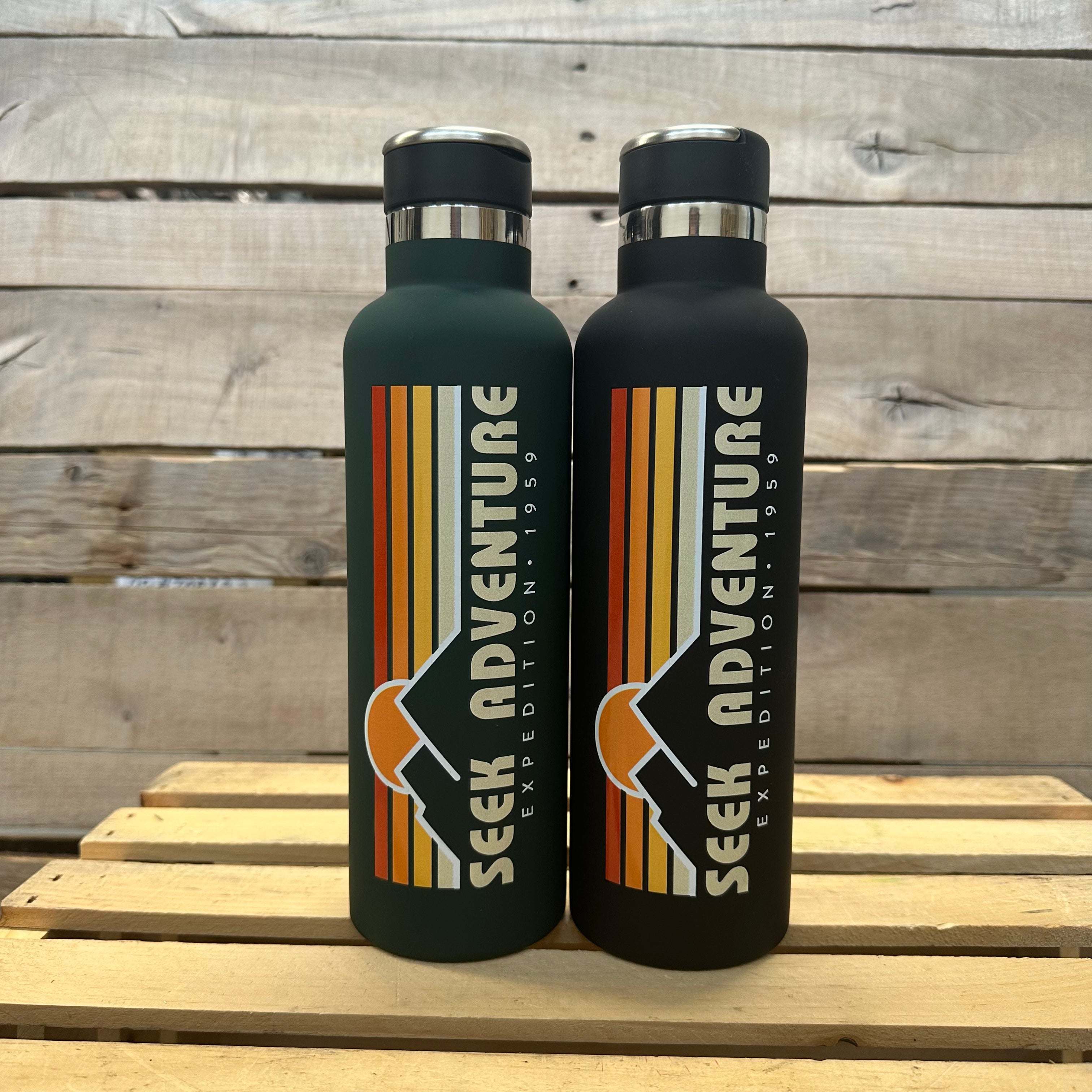 Seek Adventure Water Bottle – Alaska Chicks Co