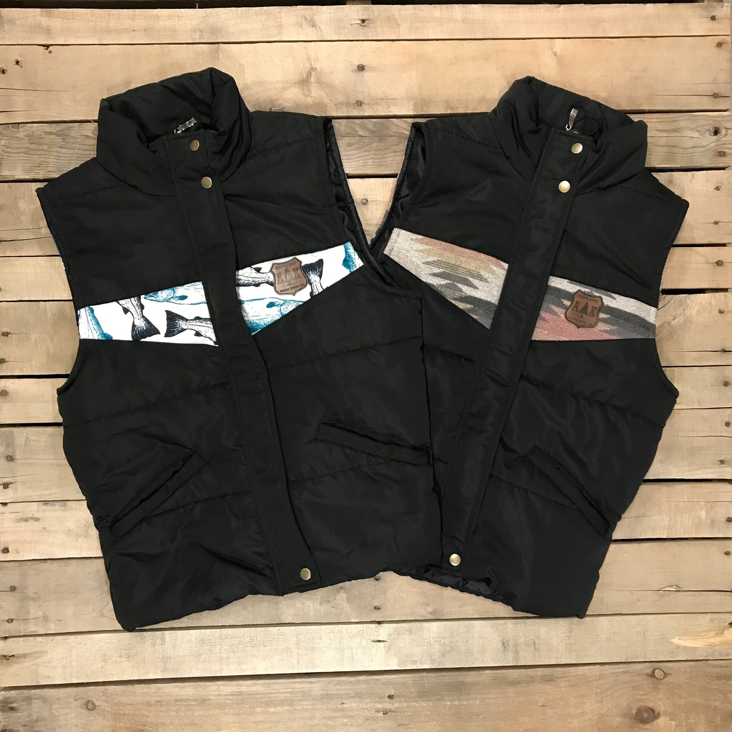 Printed Vest – Alaska Chicks Co