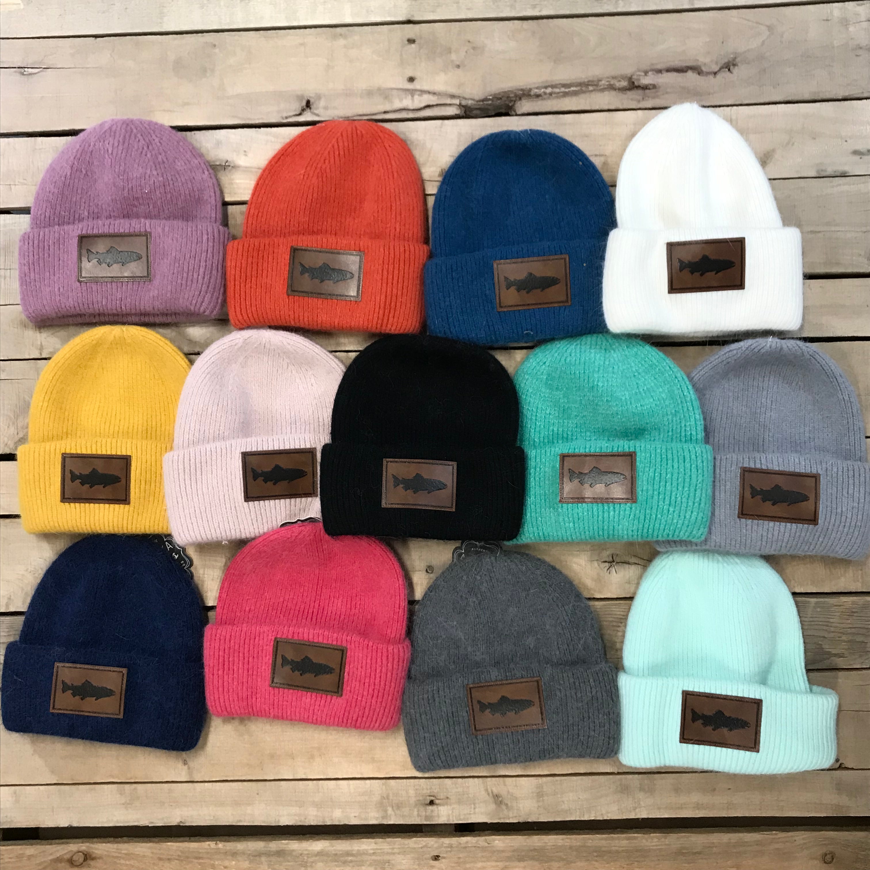 Fuzzy Beanie - Single Salmon – Alaska Chicks Co