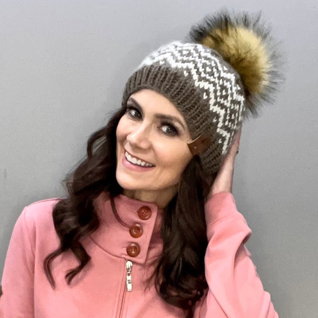 Chevron Knit Hat – Alaska Chicks Co