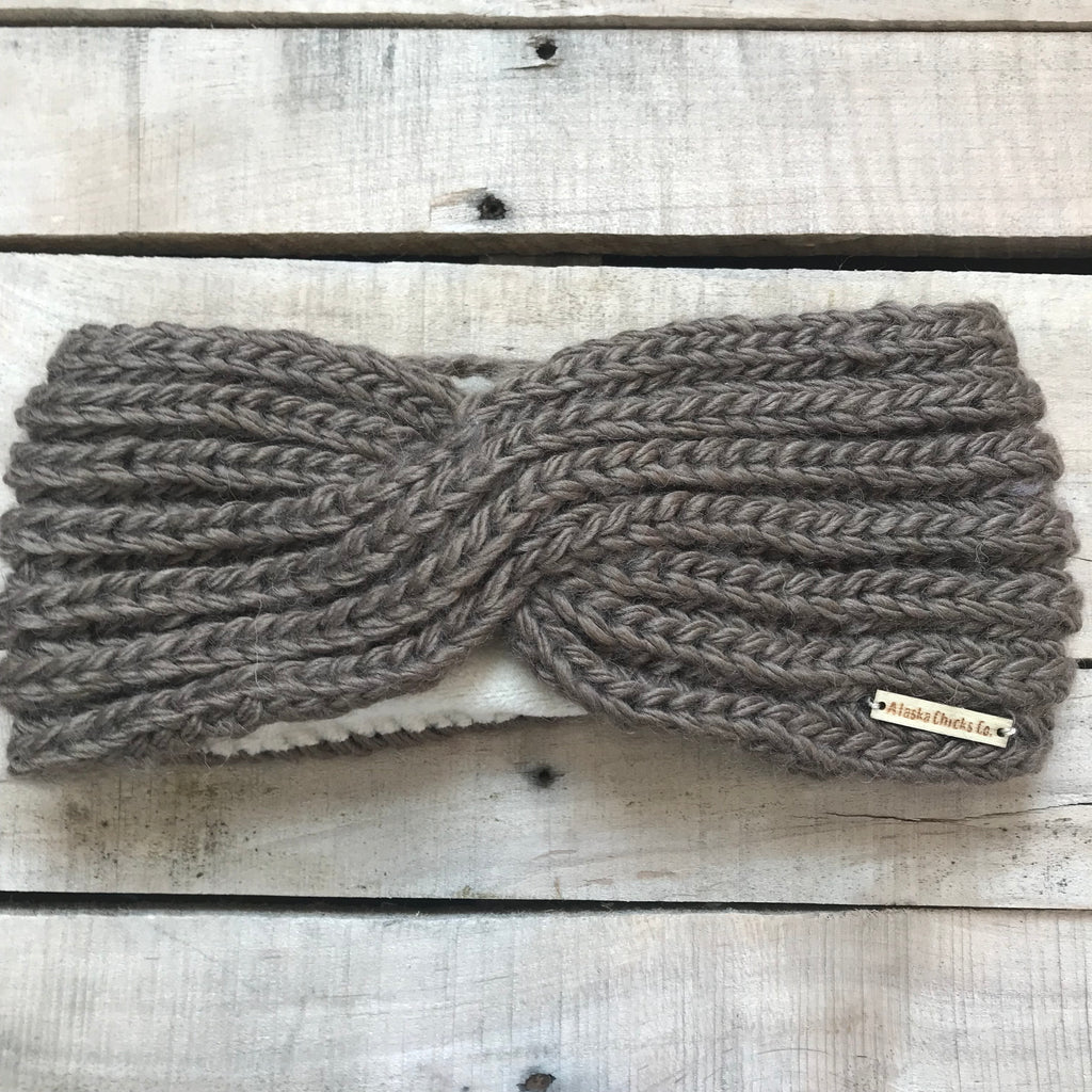 Twist Fleece-Lined Headband – Alaska Chicks Co